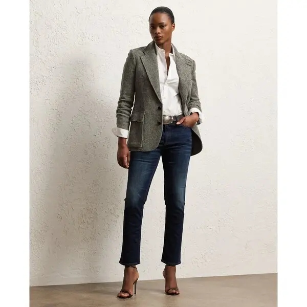Ralph Lauren Preston Herringbone Tweed Jacket