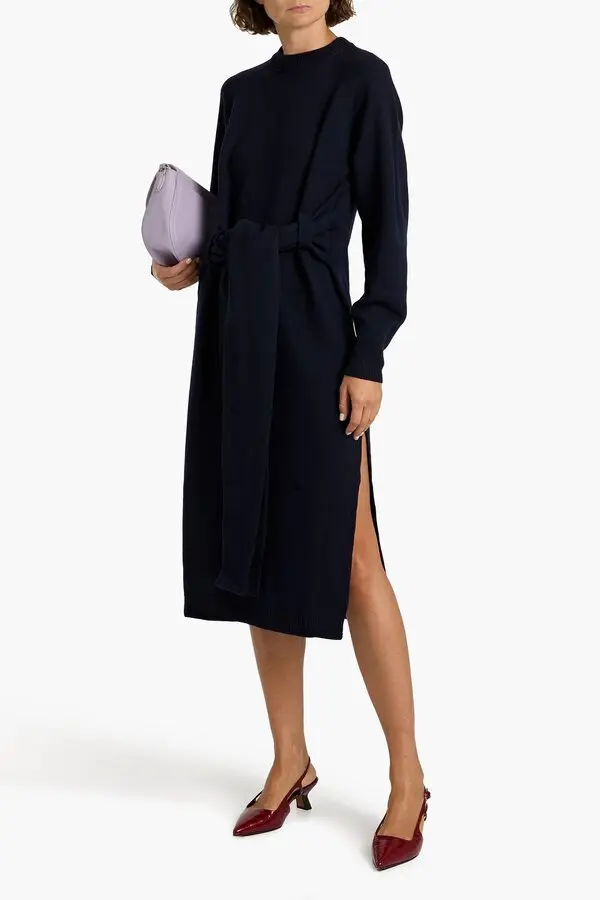 Tibi Blair Woolblend Midi Dress