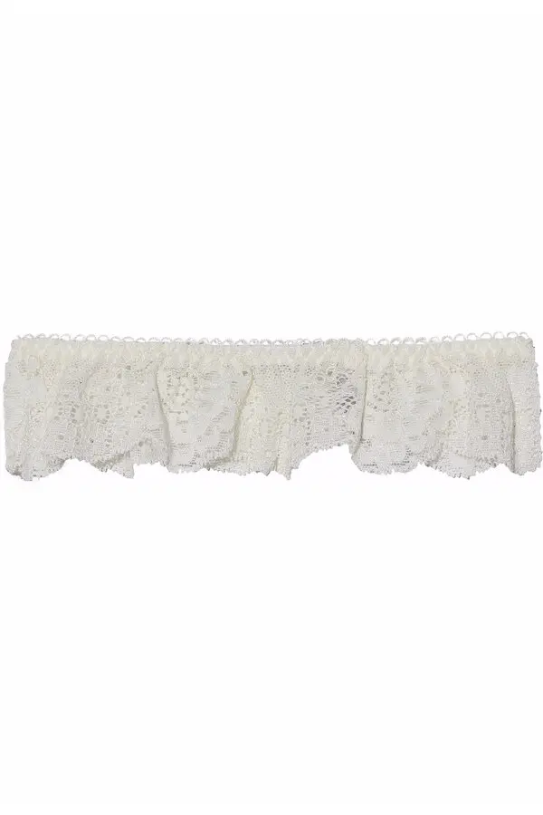 Stella McCartney Ruffled Lace Garter