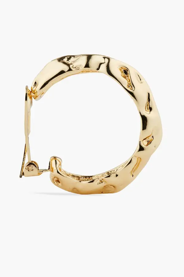 KENNETH JAY LANE Tone Clip Earrings