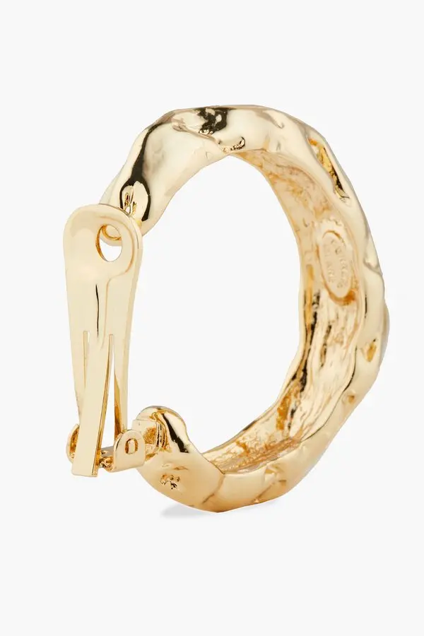 KENNETH JAY LANE Tone Clip Earrings