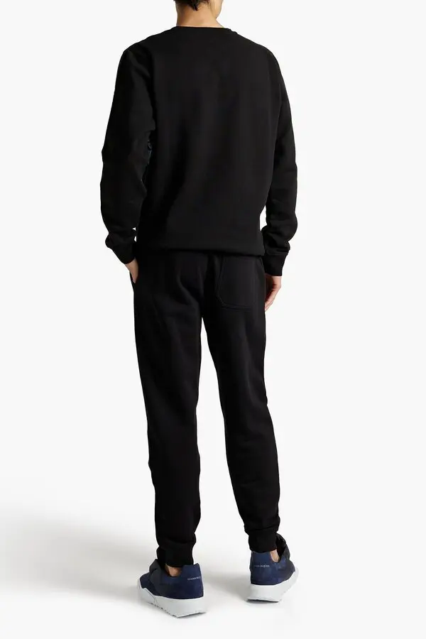 MARCELO BURLON COUNTY OF MILAN Printed Cotton Fleece Sweatshirt
