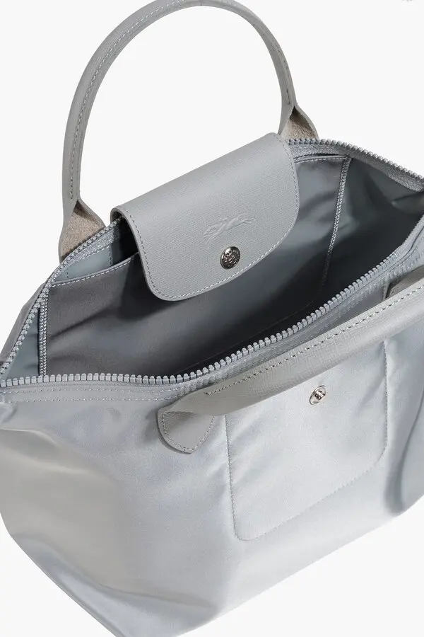 Longchamp Le Pliage Leathertrimmed Shell Tote