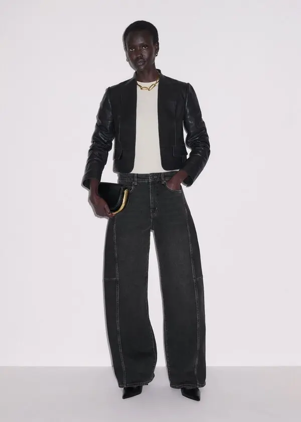 ME+EM Exaggerated Tapered Jean