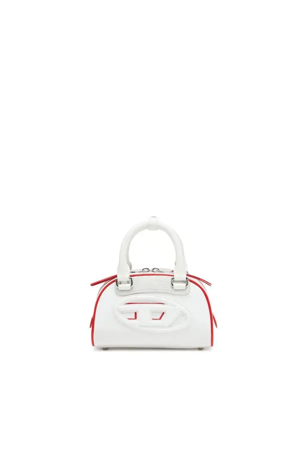 DIESEL® 1dr Dome-colour-block Small Bowling Bag - White
