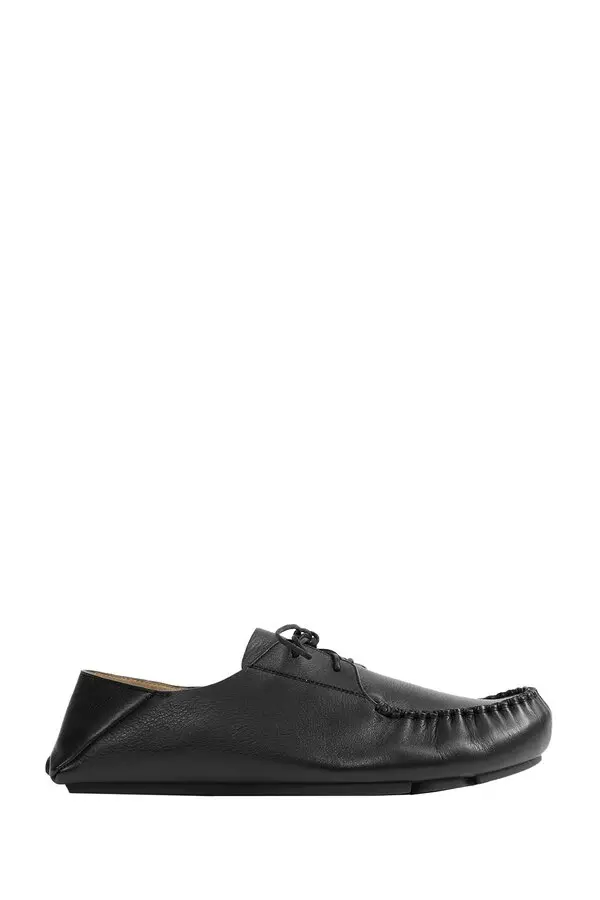 Loewe Rambla Boat Lace-up Shoes - Black