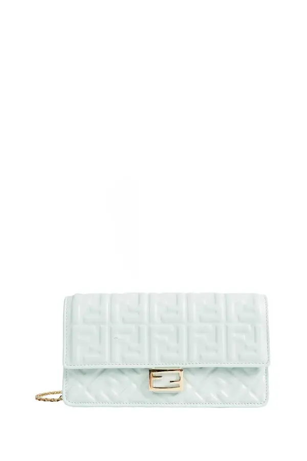 Fendi Wallet On Chain Baguette - Green
