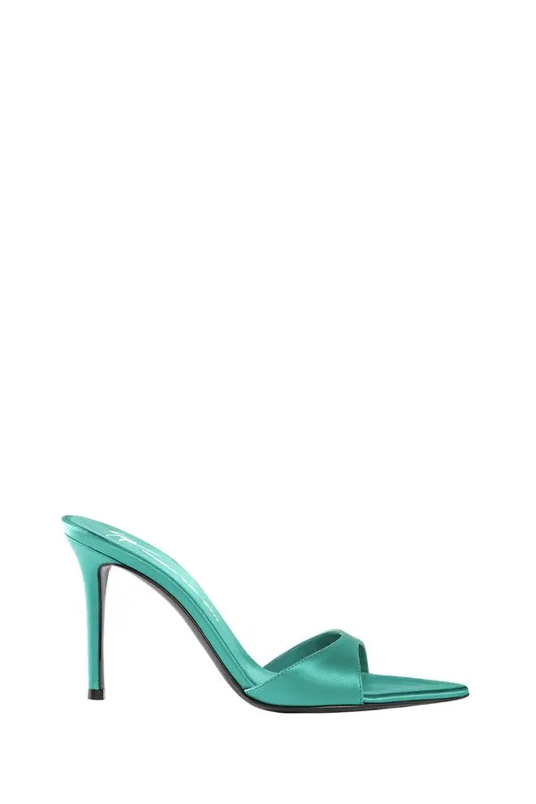 GIUSEPPE ZANOTTI Intriigo Mules - Green