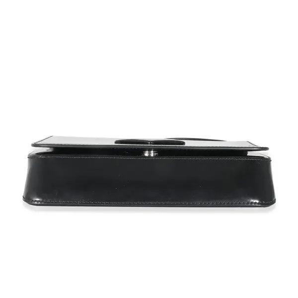 Prada Brushed Leather Shoulder Bag - Black