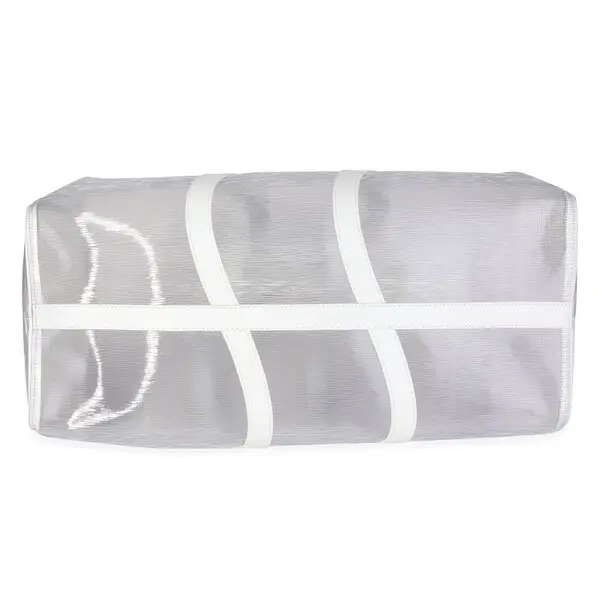 LOUIS VUITTON Clear Epi Wavy Keepall Bandoulière 50 Duffle Bag