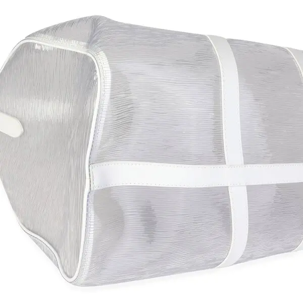 LOUIS VUITTON Clear Epi Wavy Keepall Bandoulière 50 Duffle Bag