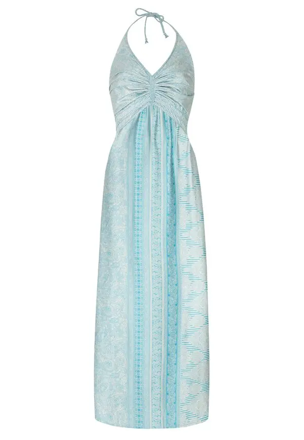 CHIC BY LIRETTE Halter Dress Guna Turquoise - Blue