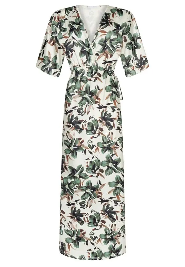 CHIC BY LIRETTE Neutrals Kimono Dress Lotus Bastimentos - Beige