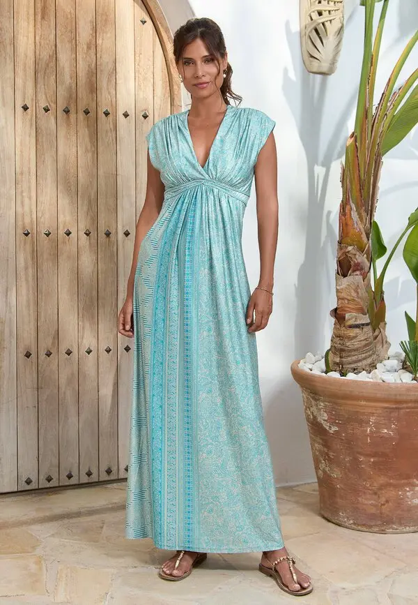 CHIC BY LIRETTE Kimono Dress Guna Turquoise - Blue