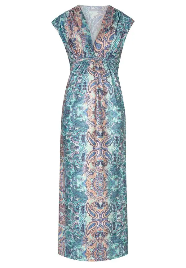 CHIC BY LIRETTE Kimono Dress Quetzal Turquoise - Blue
