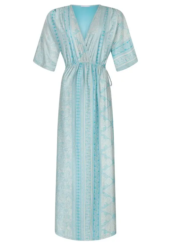 CHIC BY LIRETTE Kimono Dress Lotus Guna Turquoise - Blue