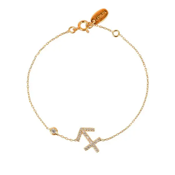 LATELITA Sagittarius Zodiac Horoscope Star Sign Bracelet - Gold