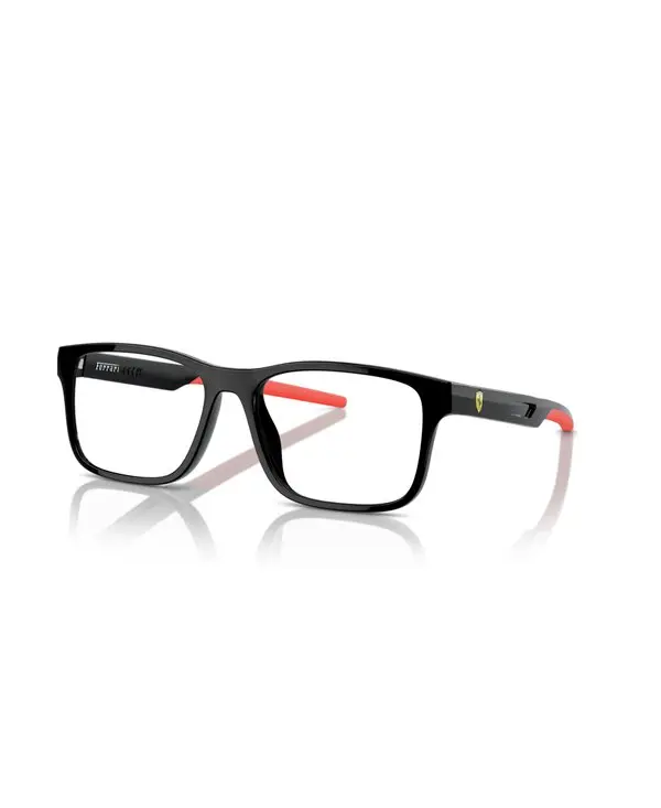 SCUDERIA FERRARI Rectangle Eyeglasses - Black