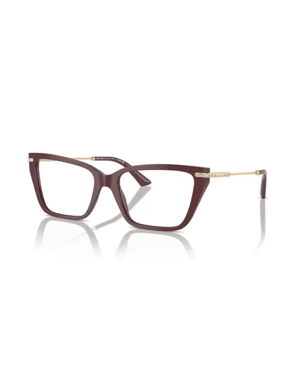 JIMMY CHOO Cat Eye Eyeglasses - Red