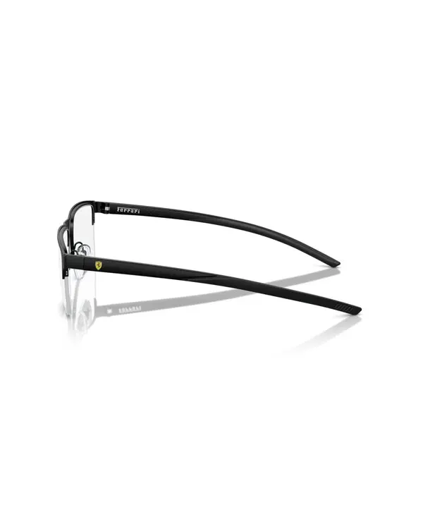 SCUDERIA FERRARI Rectangular Eyeglasses - Matte Black