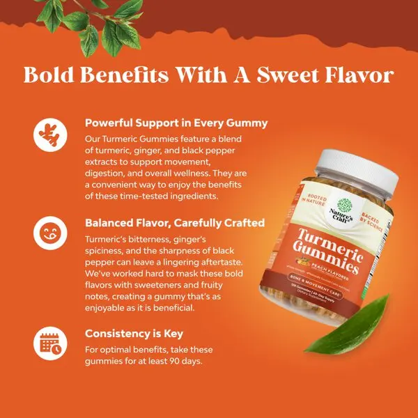 NATURE'S CRAFT Turmeric Gummies