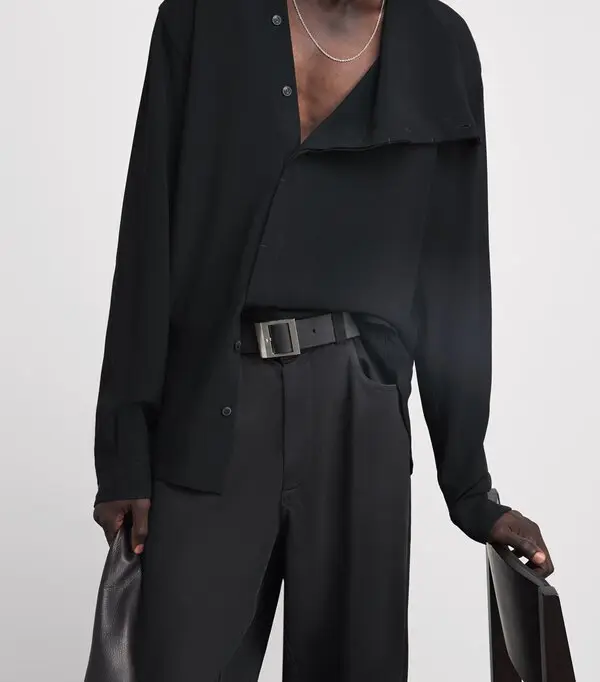 Rick Owens Leather Stooges Belt