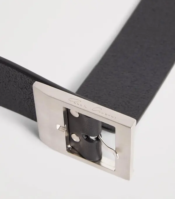 Rick Owens Leather Stooges Belt