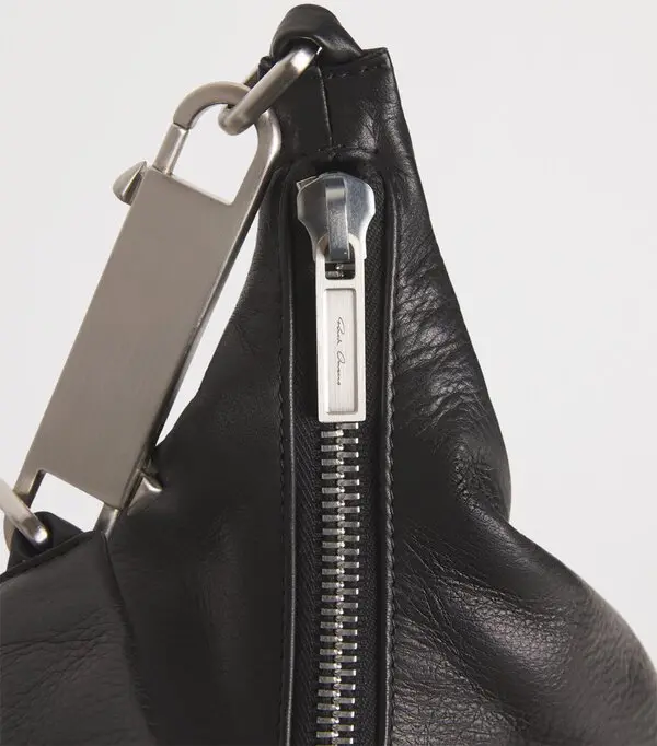 Rick Owens Leather Gemini Messenger Bag