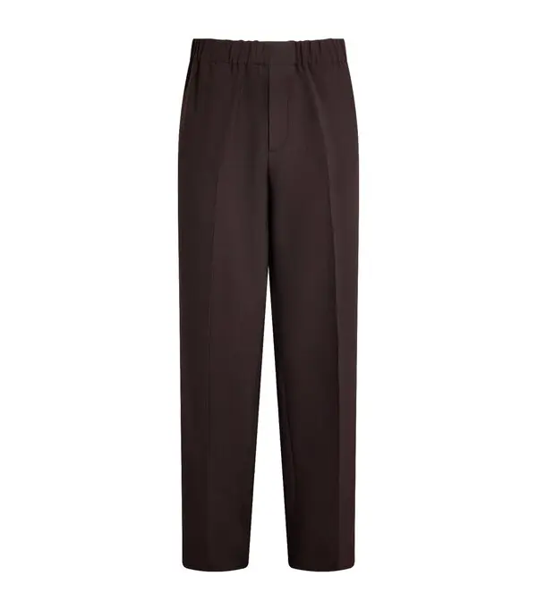 Sandro Jersey Wide-leg Trousers