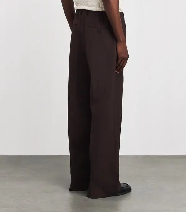 Sandro Jersey Wide-leg Trousers