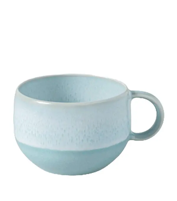 VILLEROY & BOCH Porcelain Perlemor Aqua Espresso Cup - Blue