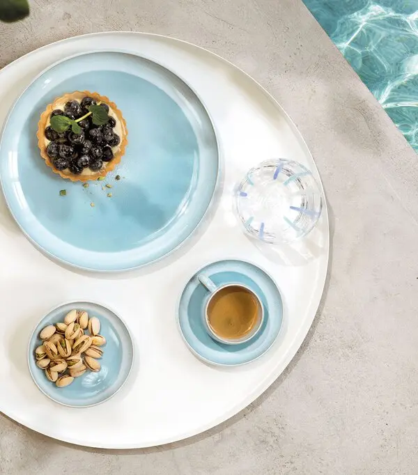 VILLEROY & BOCH Porcelain Perlemor Aqua Espresso Cup
