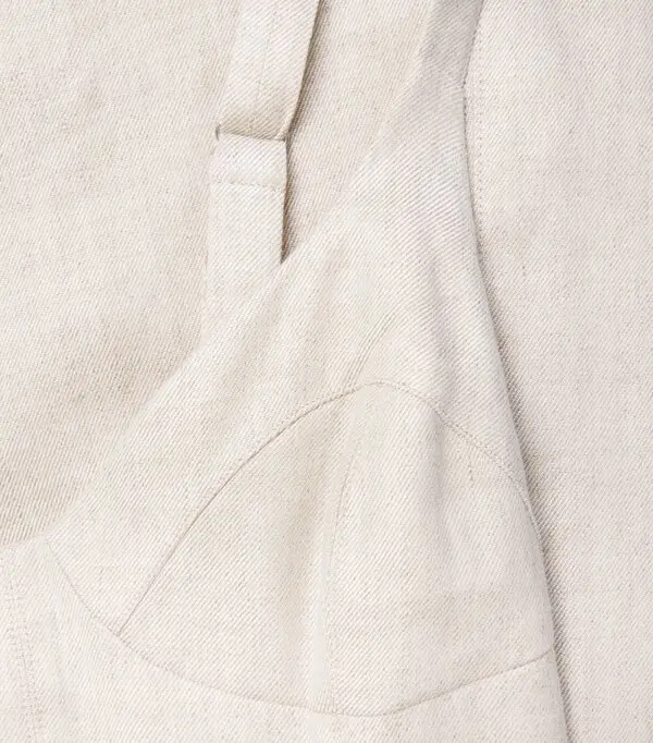 TOCCIN Linen-blend Arya Midi Dress