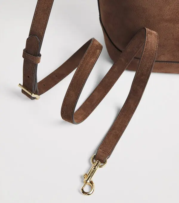 Sandro Suede Tangoso Bucket Bag