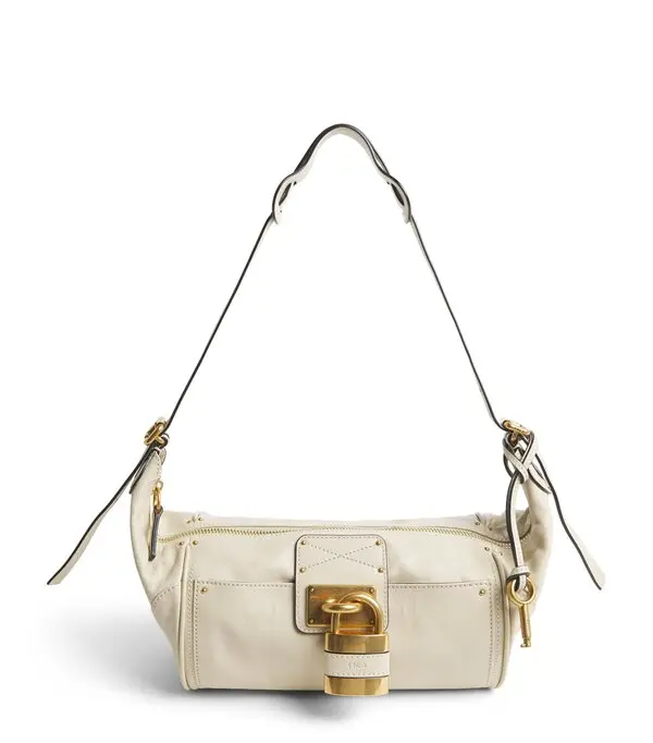 Chloé Leather Paddington Cross-body Bag - White