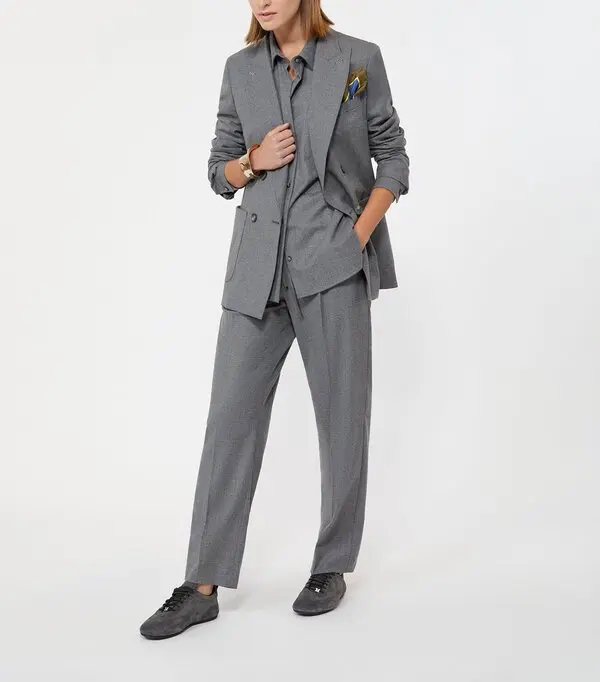 Max Mara Cashmere Double-breasted Blazer