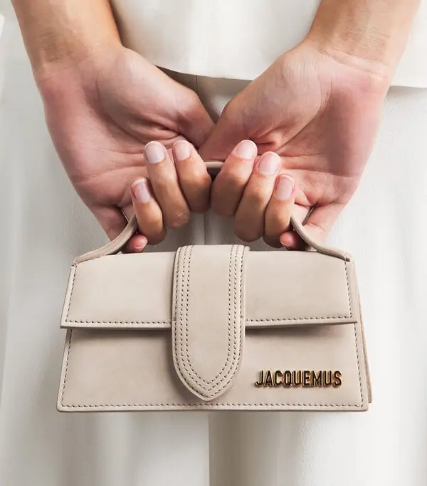 Jacquemus Mini Suede Le Bambino Top-handle Bag