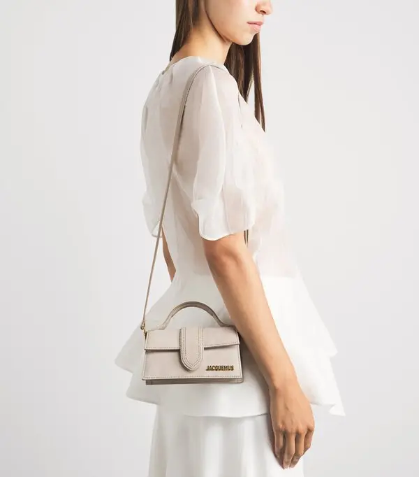 Jacquemus Mini Suede Le Bambino Top-handle Bag
