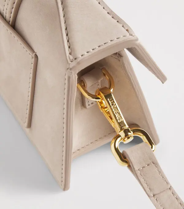 Jacquemus Mini Suede Le Bambino Top-handle Bag