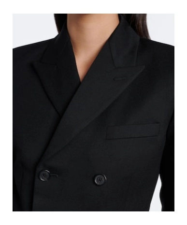 NILI LOTAN Noah Double-breasted Virgin Wool Blazer