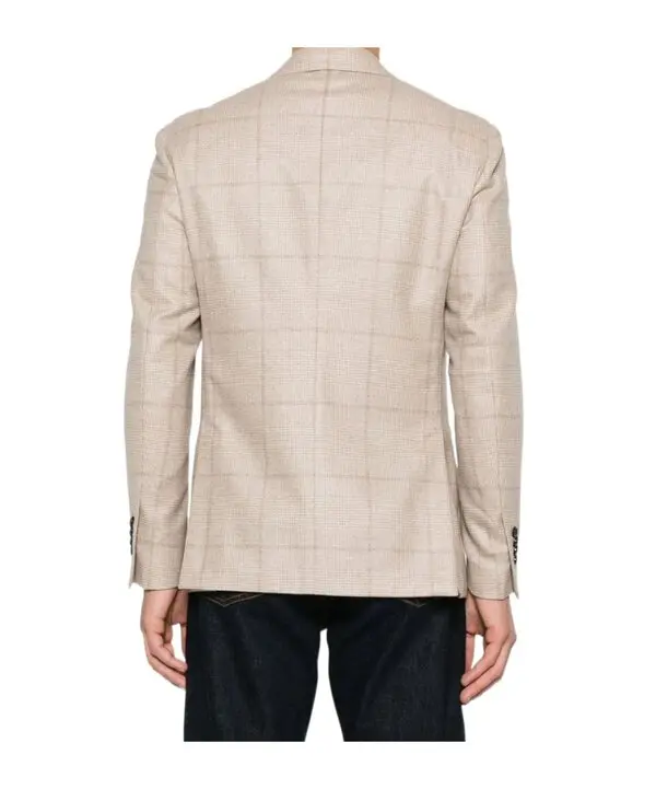 LARDINI Checked Two-button Jacket