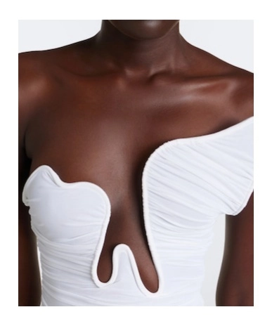 Christopher Esber Salacia Ruched Bustier Gown