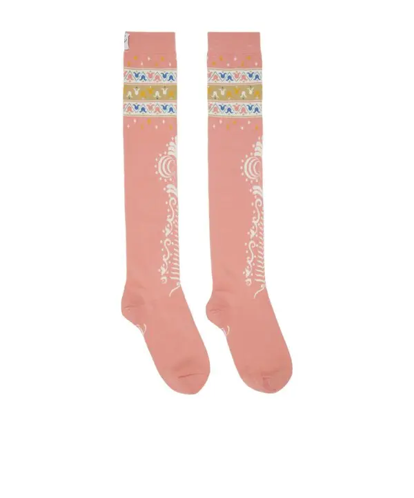 CONNER IVES Plain Knitted Stockings - Pink