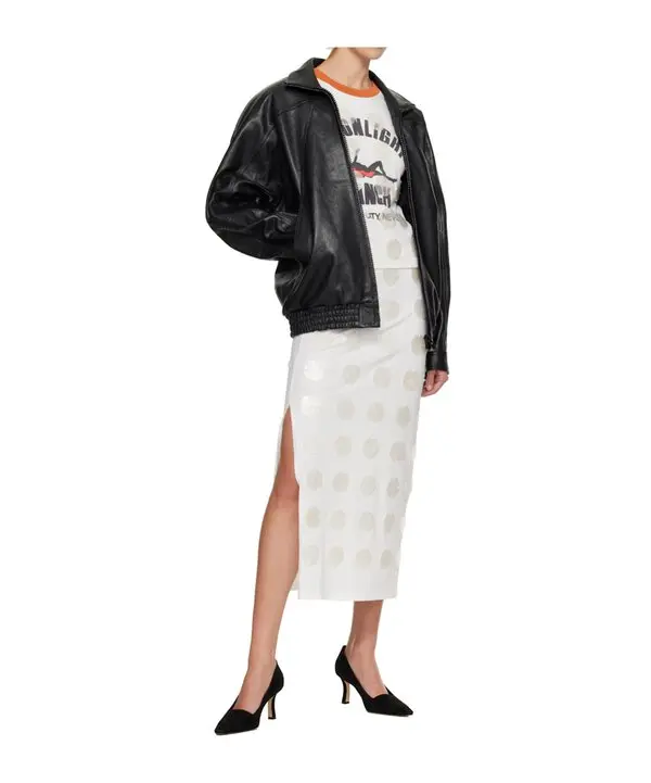 CONNER IVES Batwing Leather Jacket