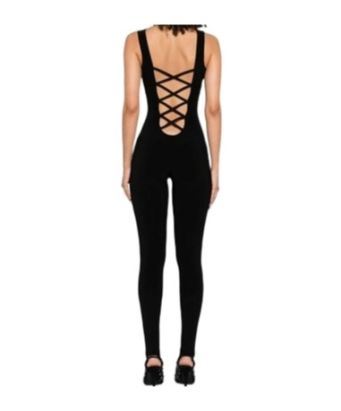 Norma Kamali Sleeveless Cut-out Catsuit