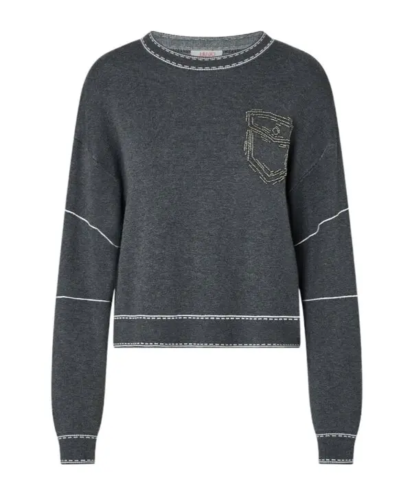 Liu Jo Sweater With Stitching