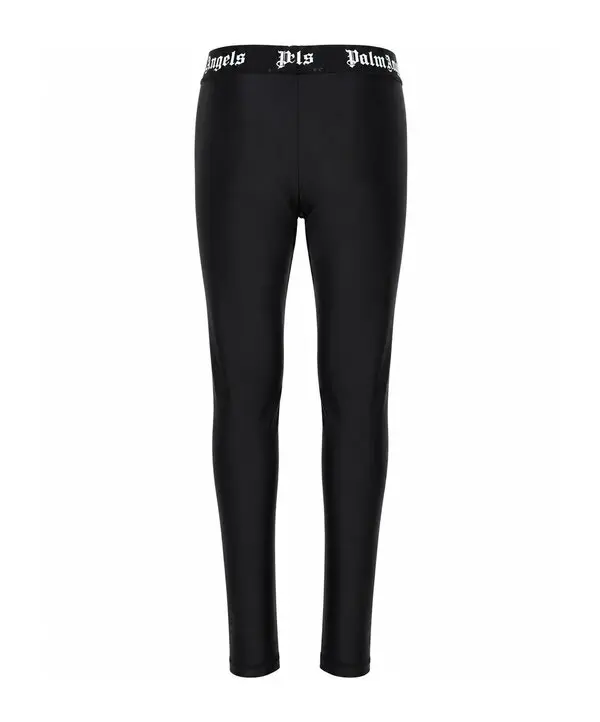 Palm Angels Logo-waistband Leggings