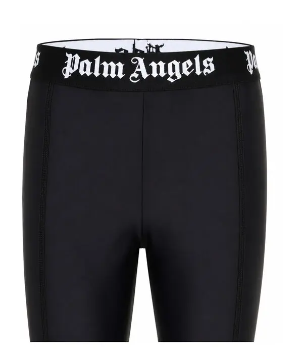 Palm Angels Logo-waistband Leggings