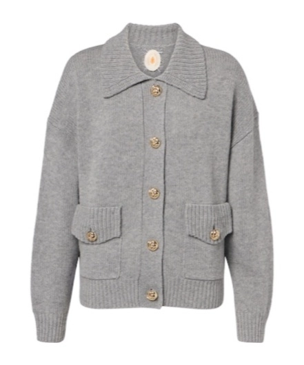 Jardin Des Orangers Wool And Cashmere Cardigan - Grey
