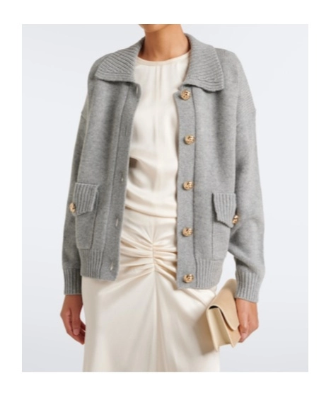 Jardin Des Orangers Wool And Cashmere Cardigan With Gold-toned Buttons